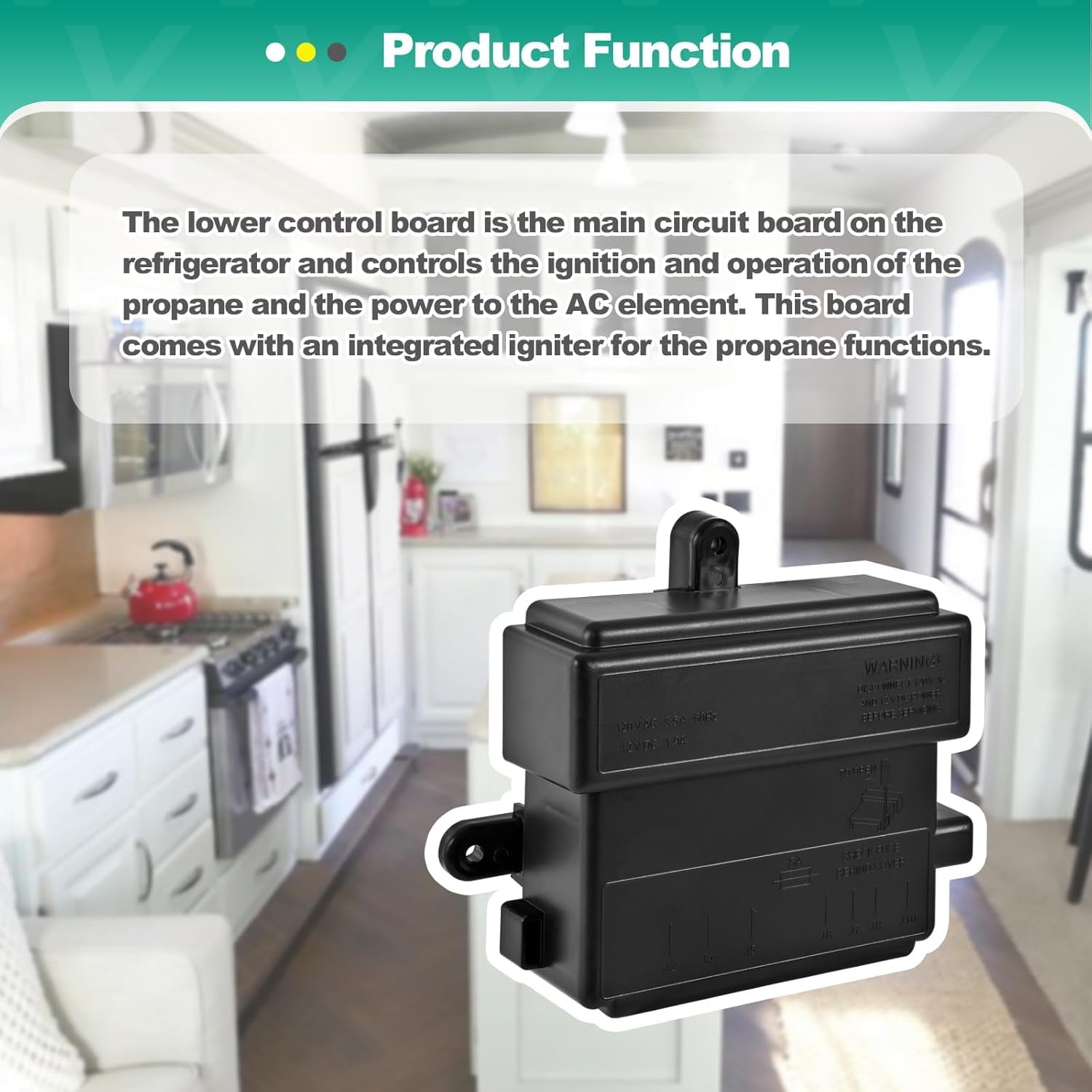 Power Module Board 3316348.900 Compatible with RV Fridge, Refrigerator ...