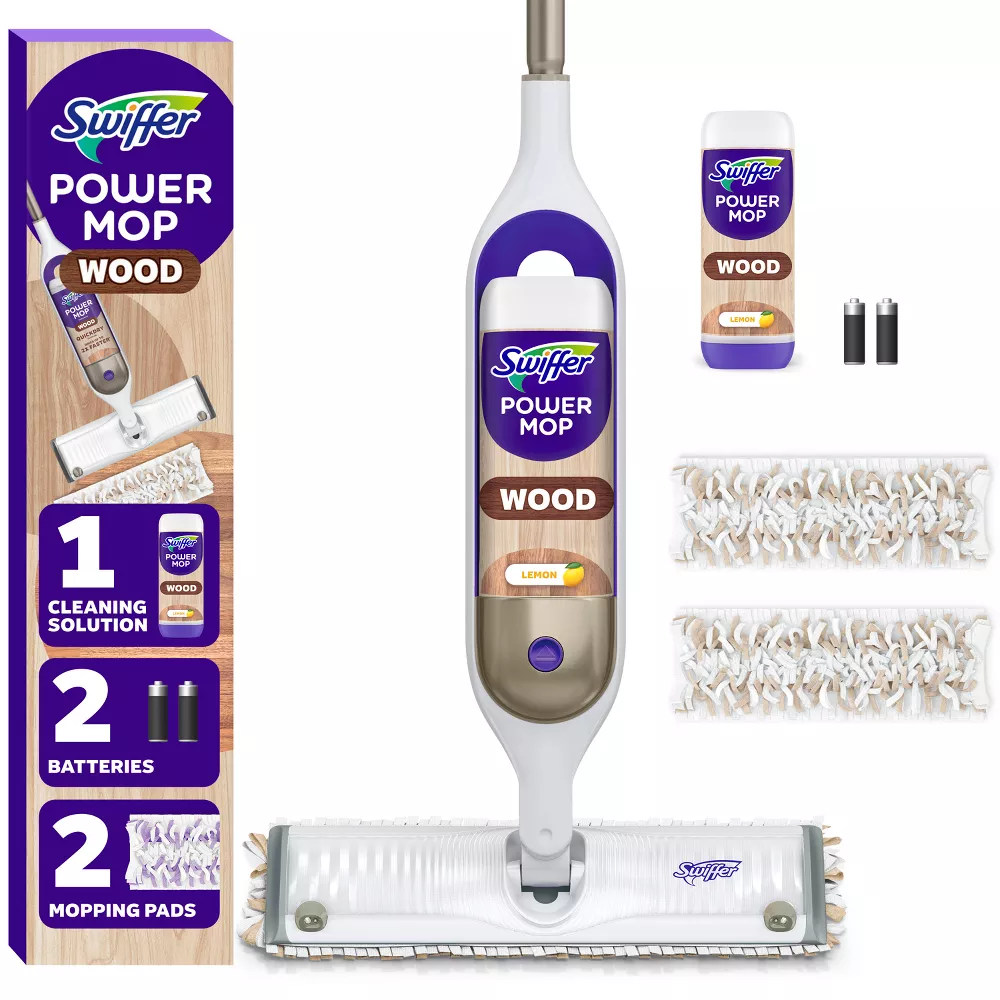 Power Mop Wood Mop Kit for Wood Floor Cleaning - Walmart.com