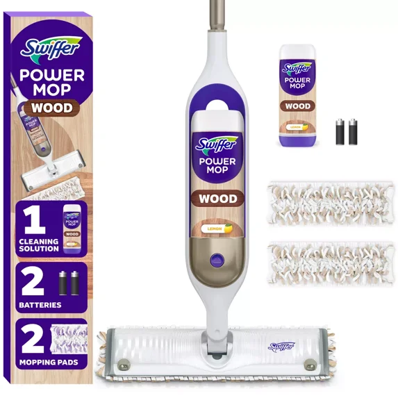 Power Mop Wood Mop Kit for Wood Floor Cleaning - Walmart.com