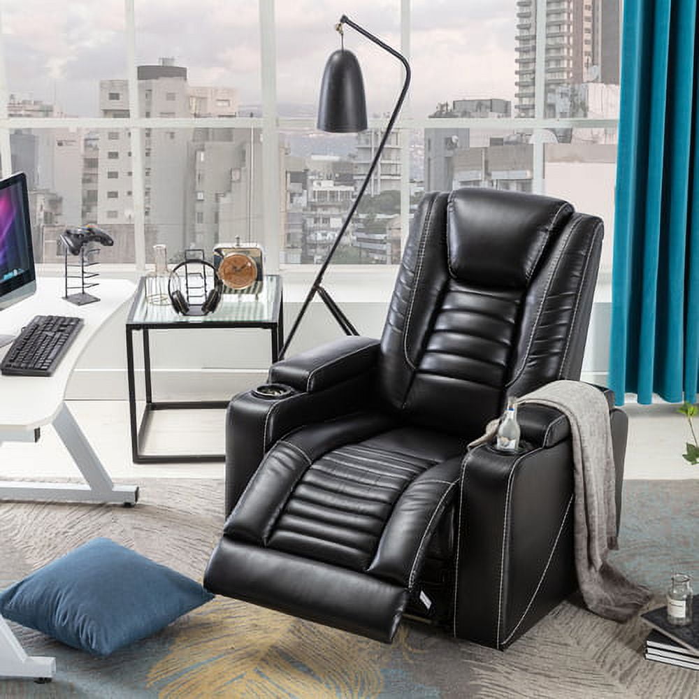 Power Motion Recliner with Adjustable Powered Headrest, Hand in-Arm ...