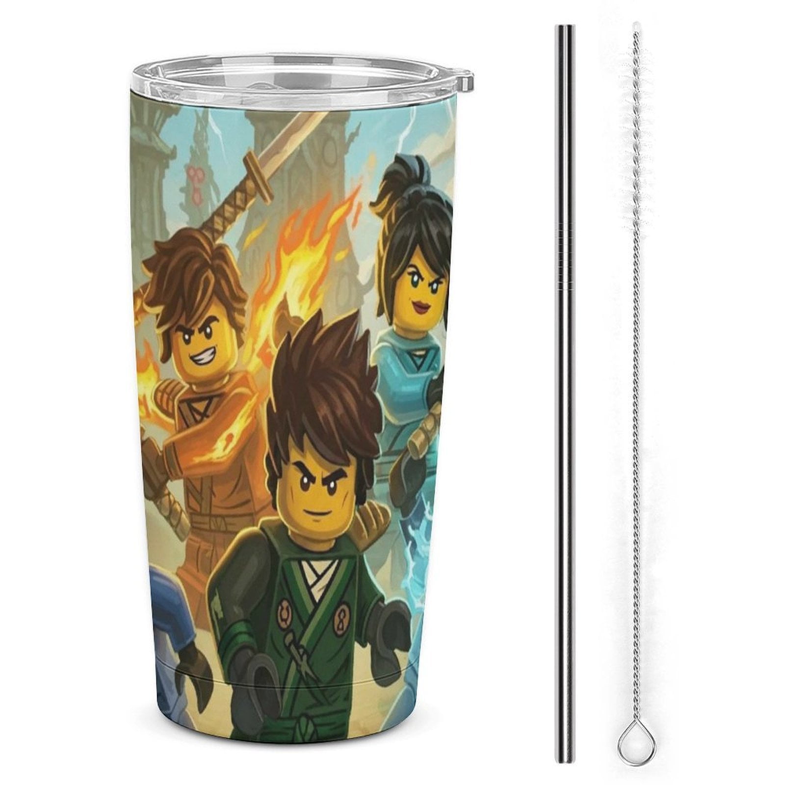 Power Ninjago Stainless Steel Car Cup Thermal Vacuum Insulation Mug ...
