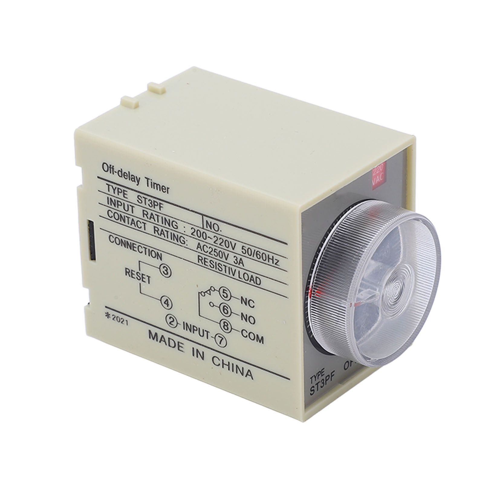 Power Off Delay Relay Knob Control Timing Timer High Accuracy AC200 ... Power Off Delay Relay Knob Control Timing Timer High Accuracy AC200 ...