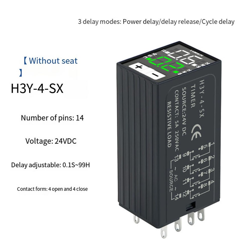 Power-On Delay Controller H3Y-4 14Pin Circulating 220V Digital Display ...