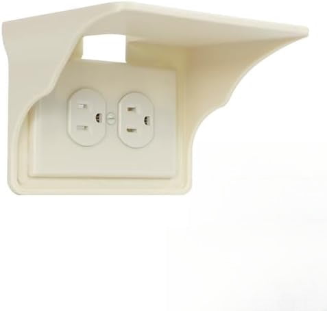 Power Perch Horizontal Wall Outlet Shelf with Cord Storage Strap ...