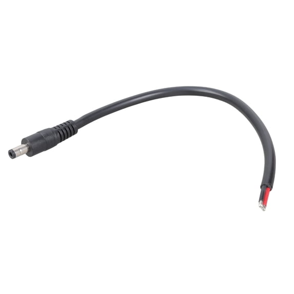 Power Pigtail Cable 5.5mmx2.5mm Bare Male Plug to Bare Wire Power ...