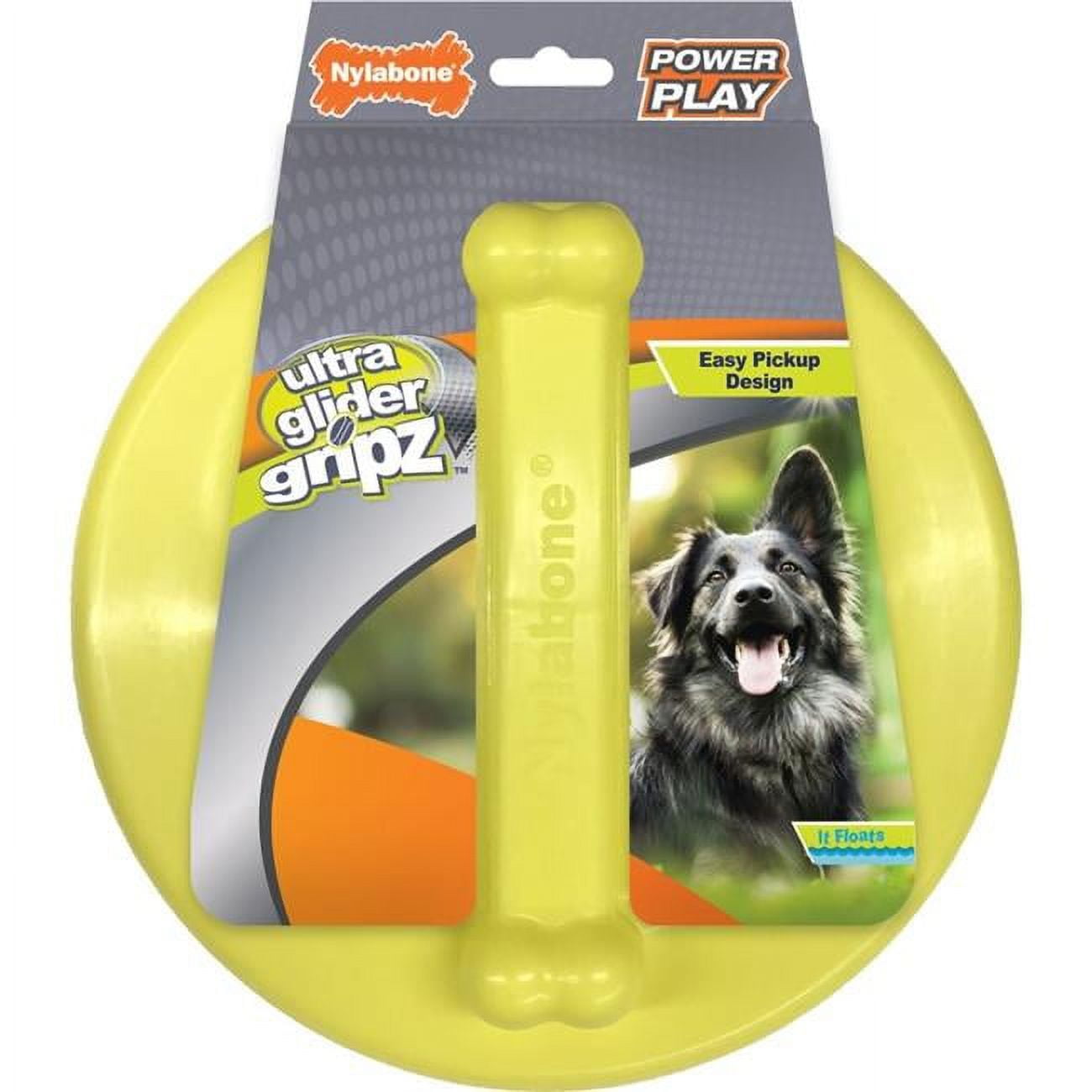 Power Play Ultra Glider Gripz Dog Flying Disc, Yellow - Large - Walmart.com