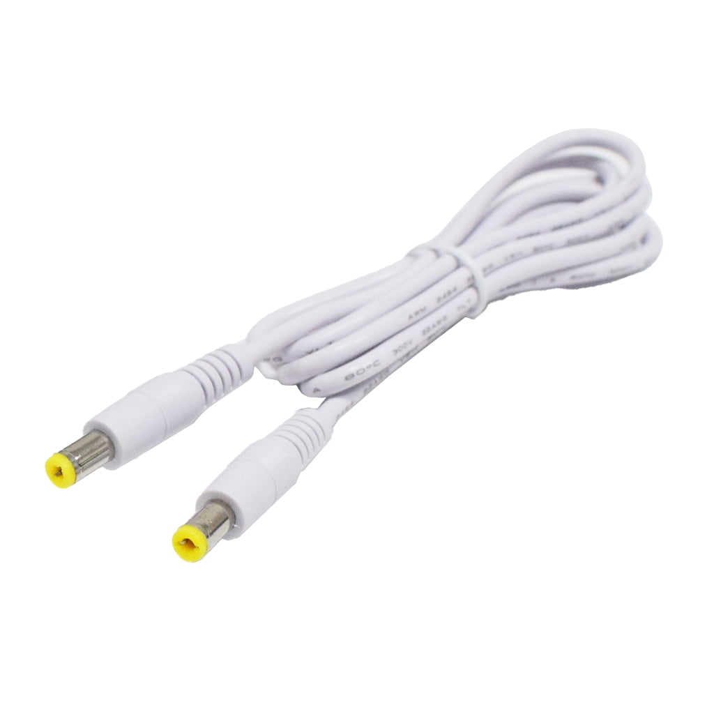 Power Plug 5.5mmx2.1mm Male Plug to 5.5x2.1mm Male Adapter Connector ...