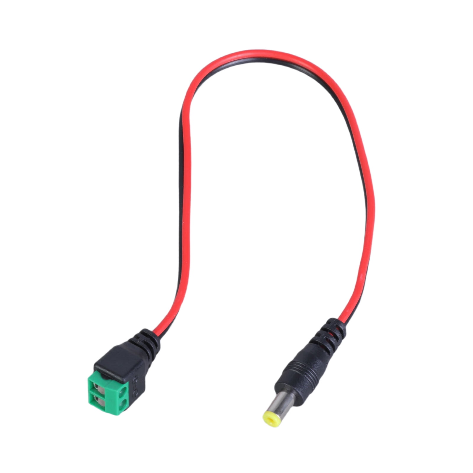 Power Plug 5.5x2.1mm Male CCTV Adapter Connector Cable Socket Connector ...