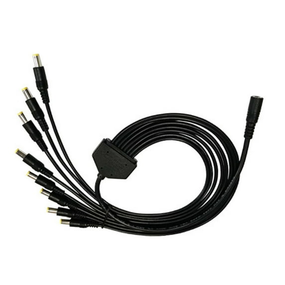 Power Plug DC5.5x2.5mm Power Cable 1 Female to 2/3/4/5/8/10 Male Plug ...