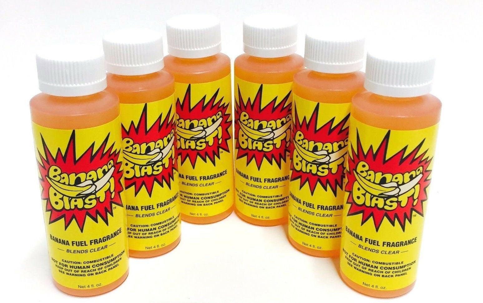 Power Plus Lubricants-6 PACK BANANA Fuel Fragrance for Car, Motorcycle ...