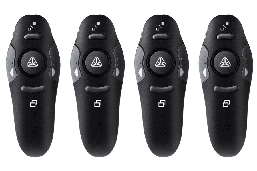 (4 pack) Power Point Clicker USB Wireless 2.4 GHz Remote Control ...