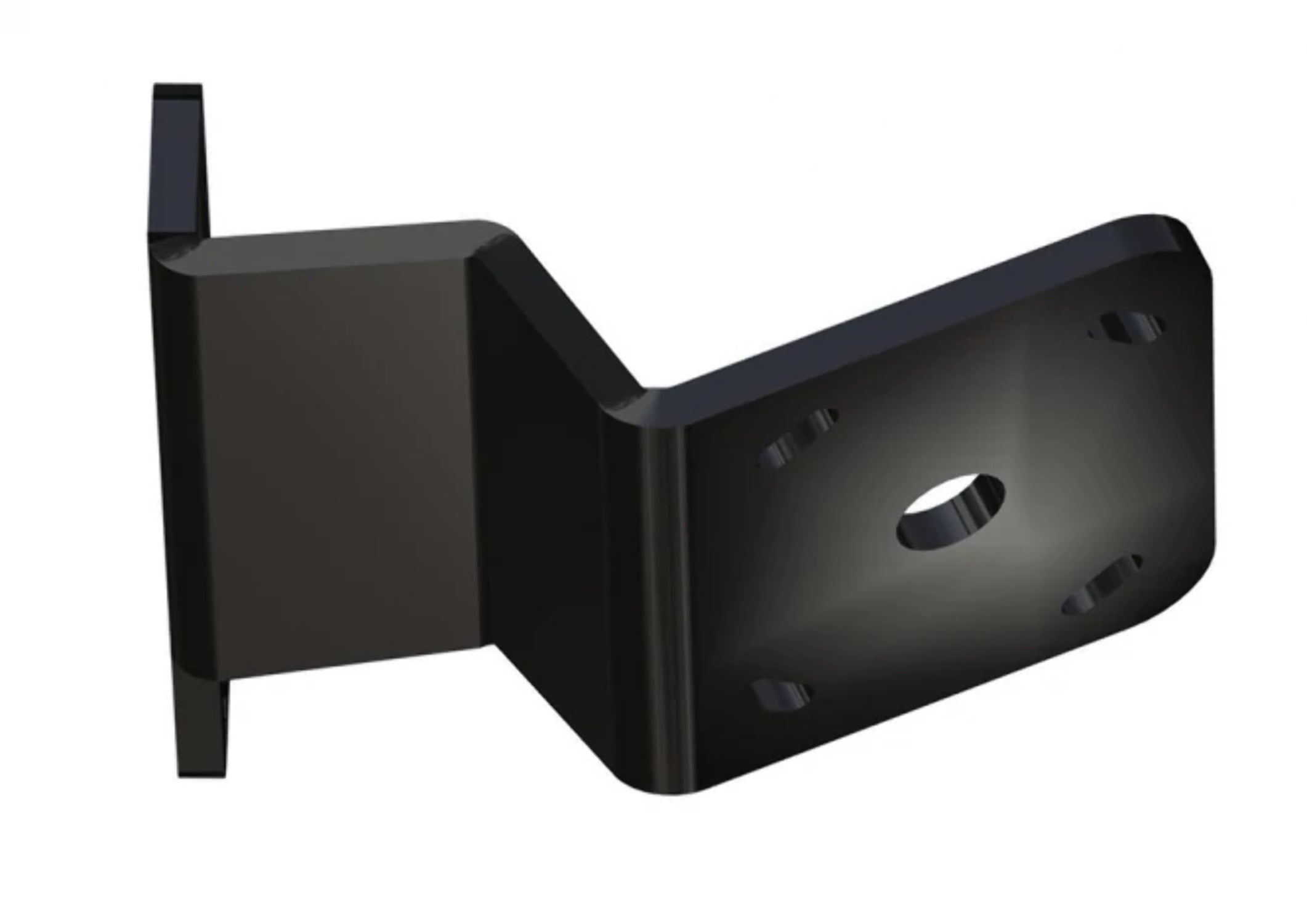 Power-Pole Black Starboard Plate Kit S-2-6 for Boat with Universal Bolt ...