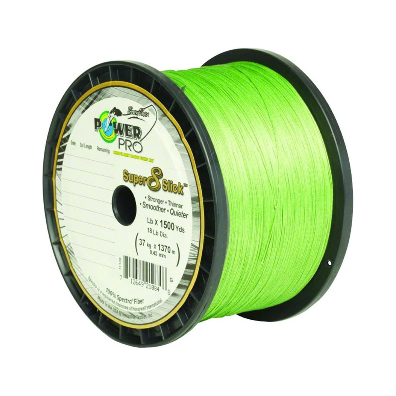 Power Pro Super Slick 30Lb 1500Yd Aqua Green, 31100301500Q - Walmart.com