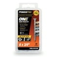Power Pro ONE Exterior Flat-Head Multi-Material Screws (#6X3/4") - 45 ...