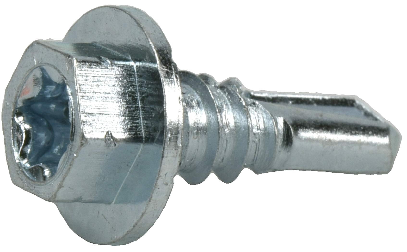 Power Pro Premium Self-Drilling Metal Screws, Zinc Plated Steel, Hex ...