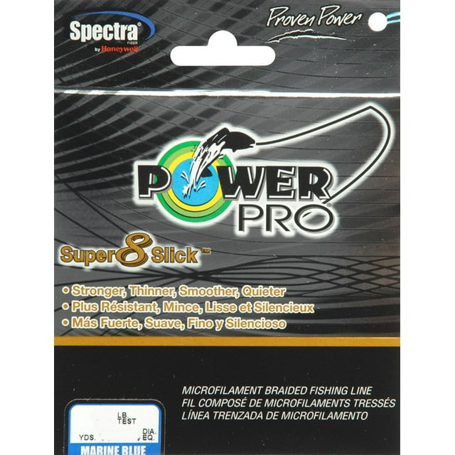Power Pro Super Slick 40Lb 300Yd Marine Bluee, 31100400300A - Walmart.com