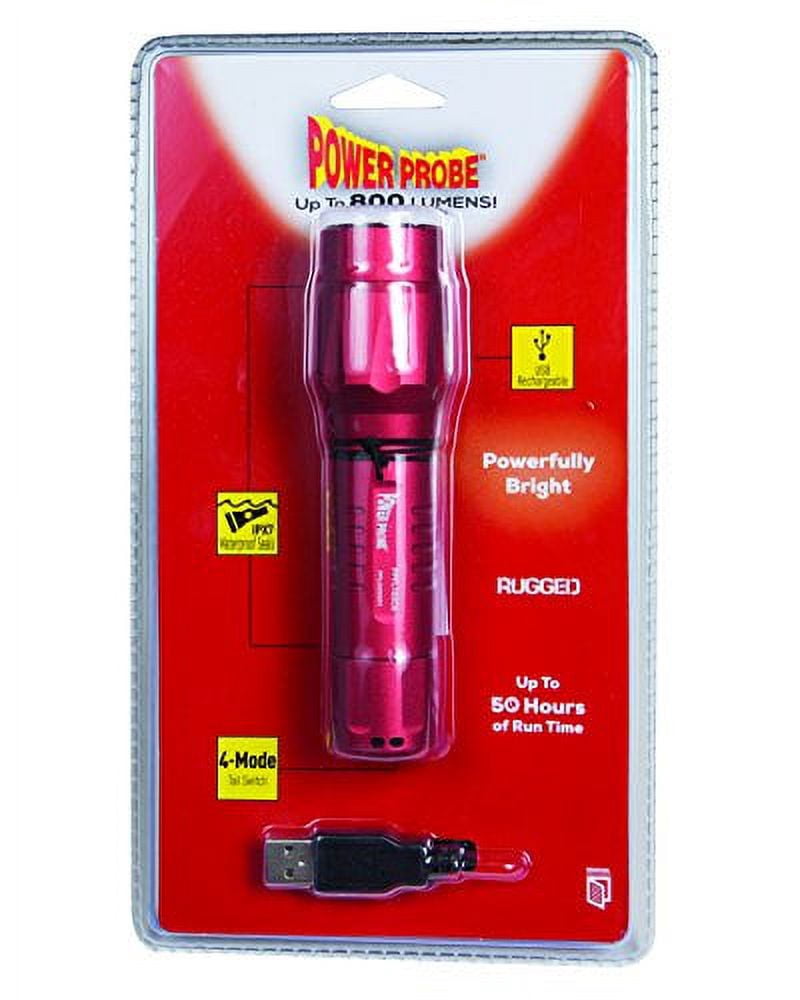 Power Probe Flashlight - Red (PPFL101CS) [Diagnostic Car Test Tool, 800 ...