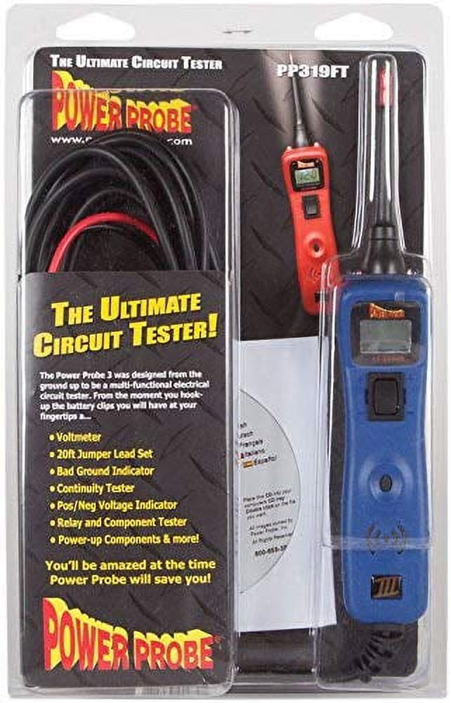 Power Probe III Blue - Automotive Diagnostic Tool, Volt Meter, AC/DC ...