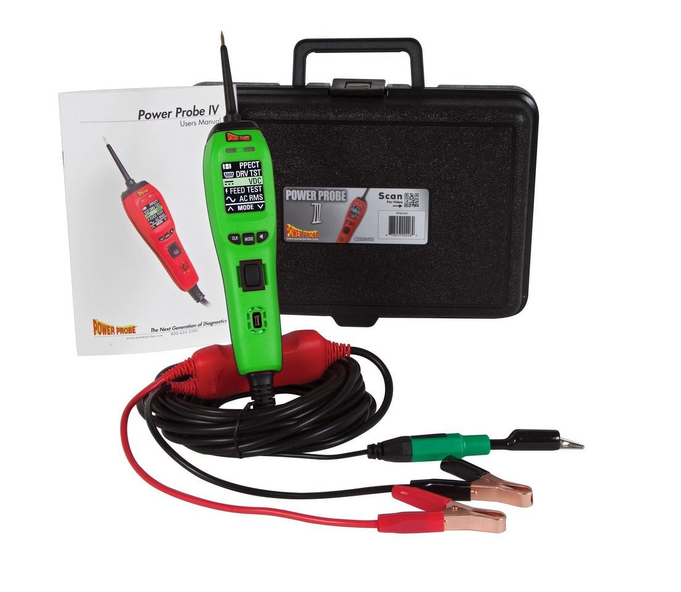 Power Probe IV w/Case & Acc Green PP405AS Car Diagnostic Test Tool ...