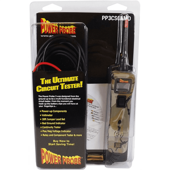 Power Probe III Circuit Tester - Clamshell Camo - Walmart.com
