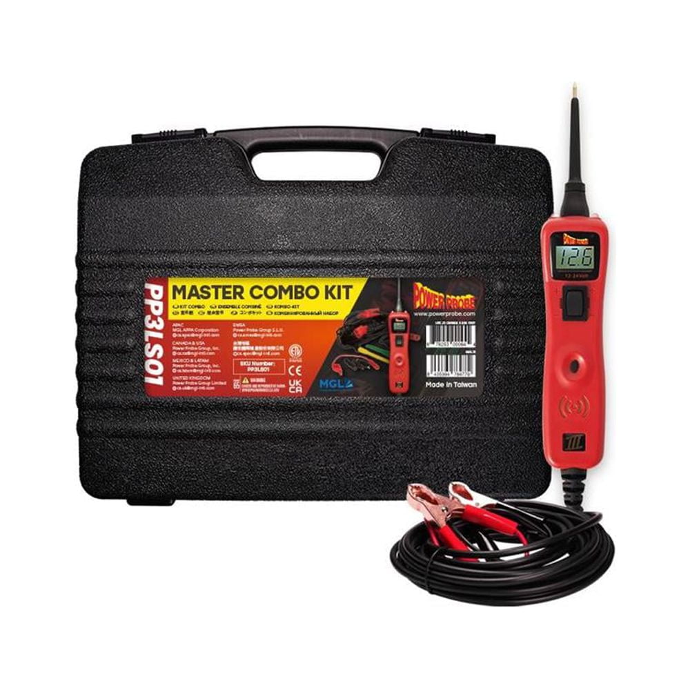 Power Probe PP3LS01 3 Series Circuit Tester/Gold Series Lead Kit ...