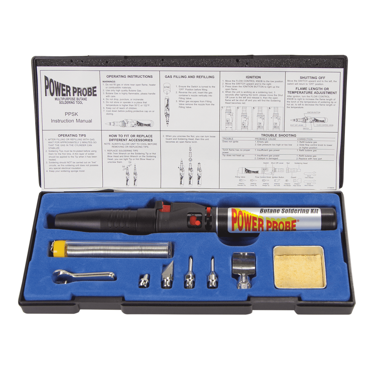 Power Probe Butane Soldering Kit