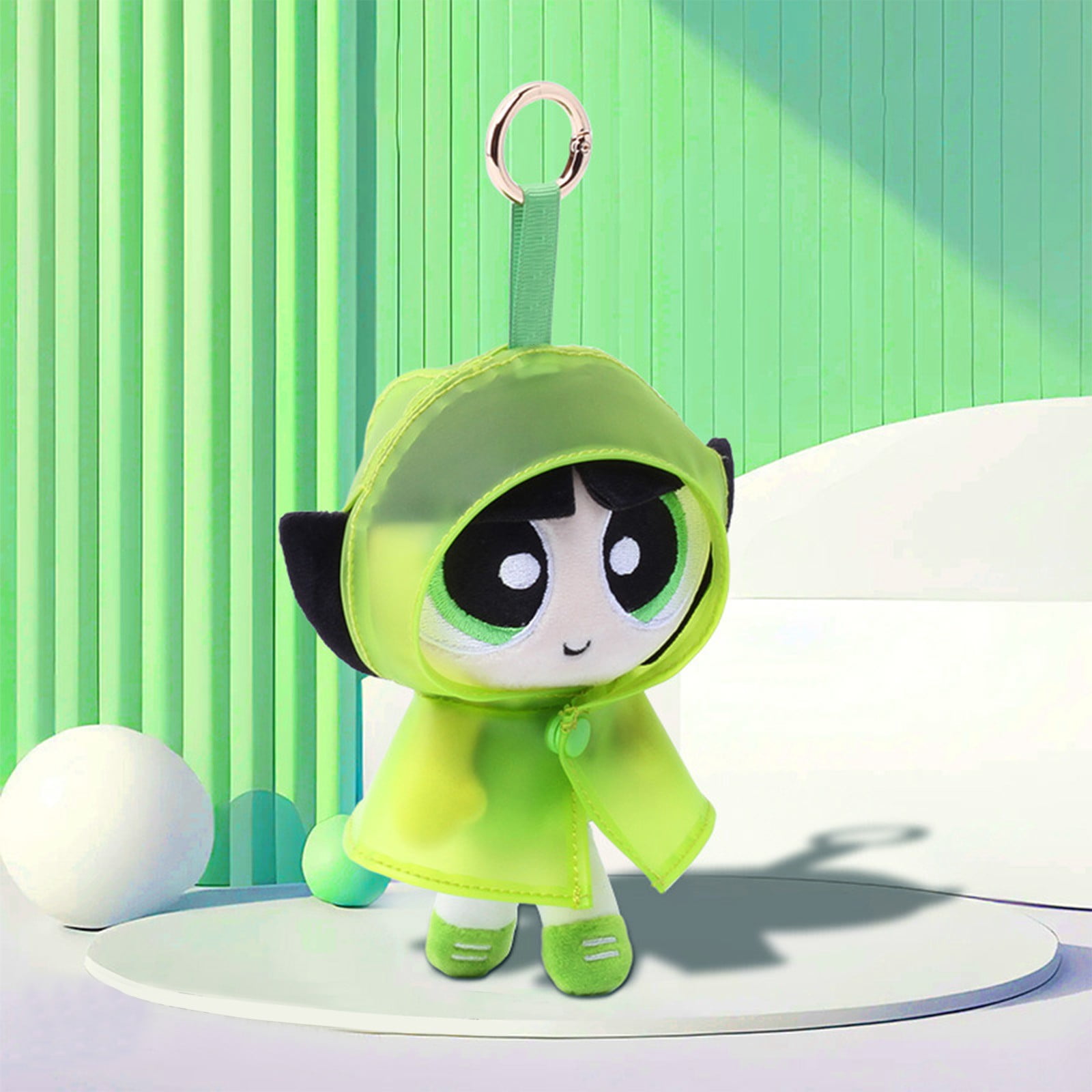The Power Puff Girls Plush Keychains, 5.91" Cute Raincoat Style ...