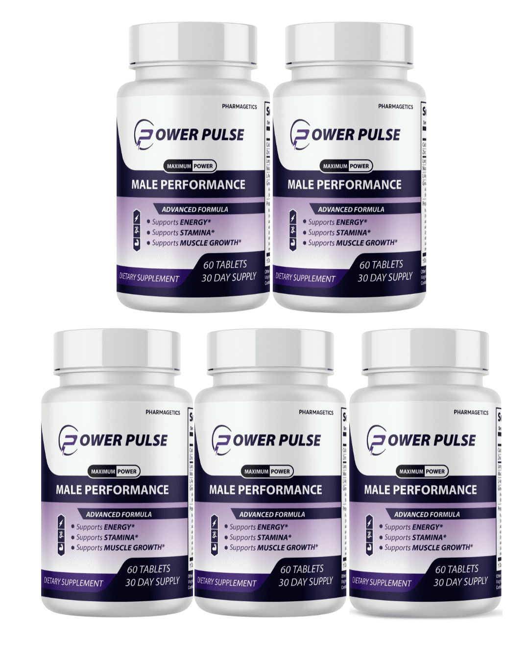 Power Pulse for Men, Maximum Strength Male Vitality,Advanced Formula 5 ...