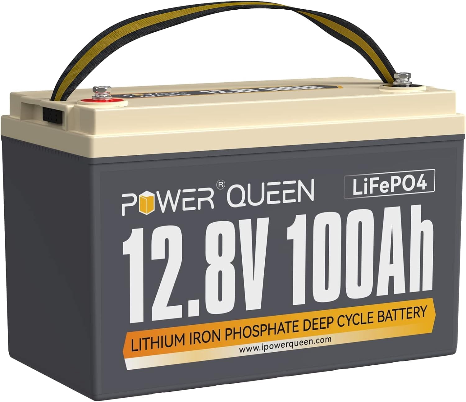 Power Queen 12V 100Ah LiFePO4 Battery Group 31 Lithium Deep Cycles ...