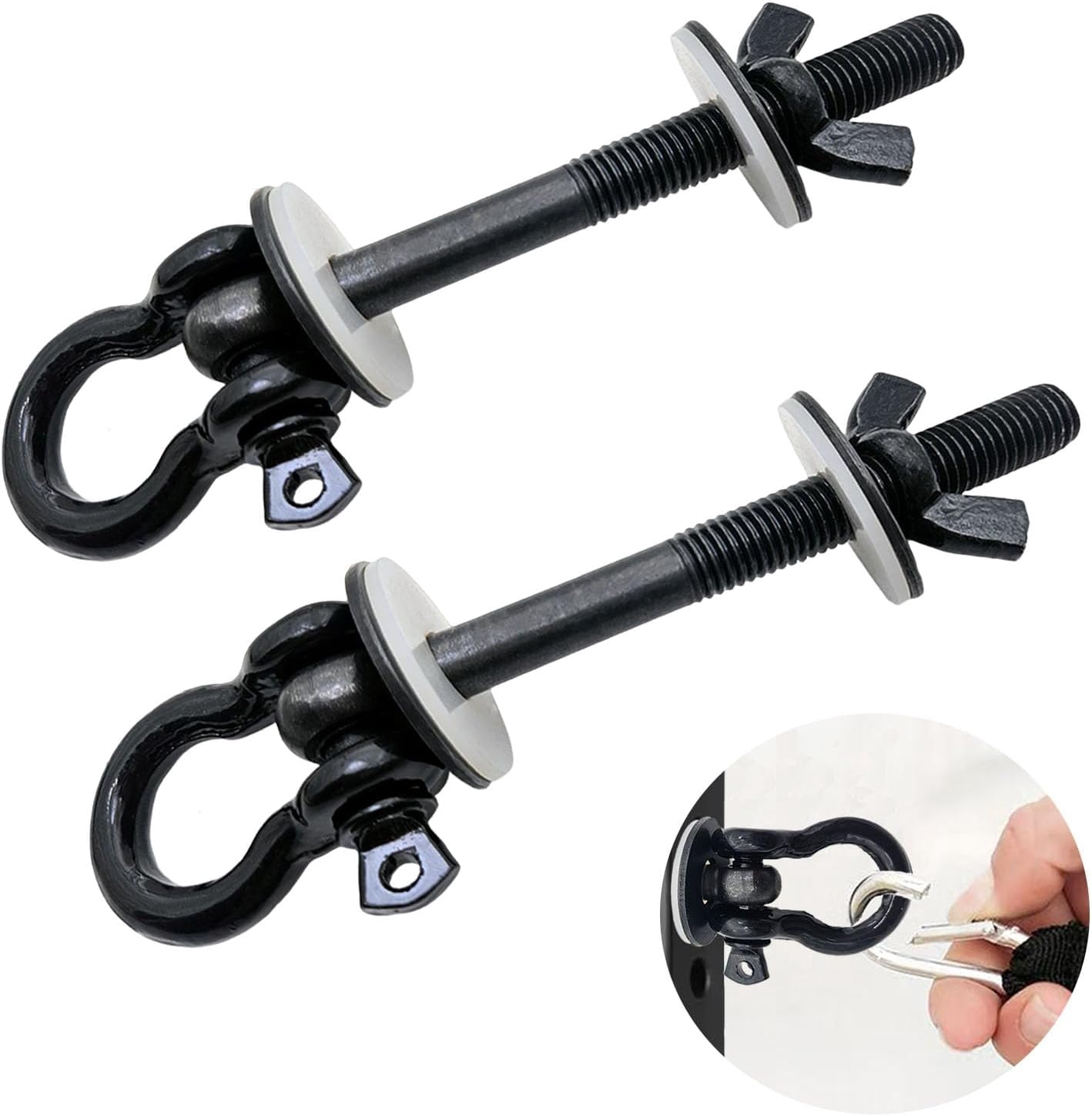 Power Rack Attachments with Silicone gaskets for Resistance Band. O ...