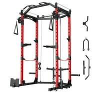 EONFITOmni Power Cage Home Gym Package, 1000LBS Multi-Functional ...
