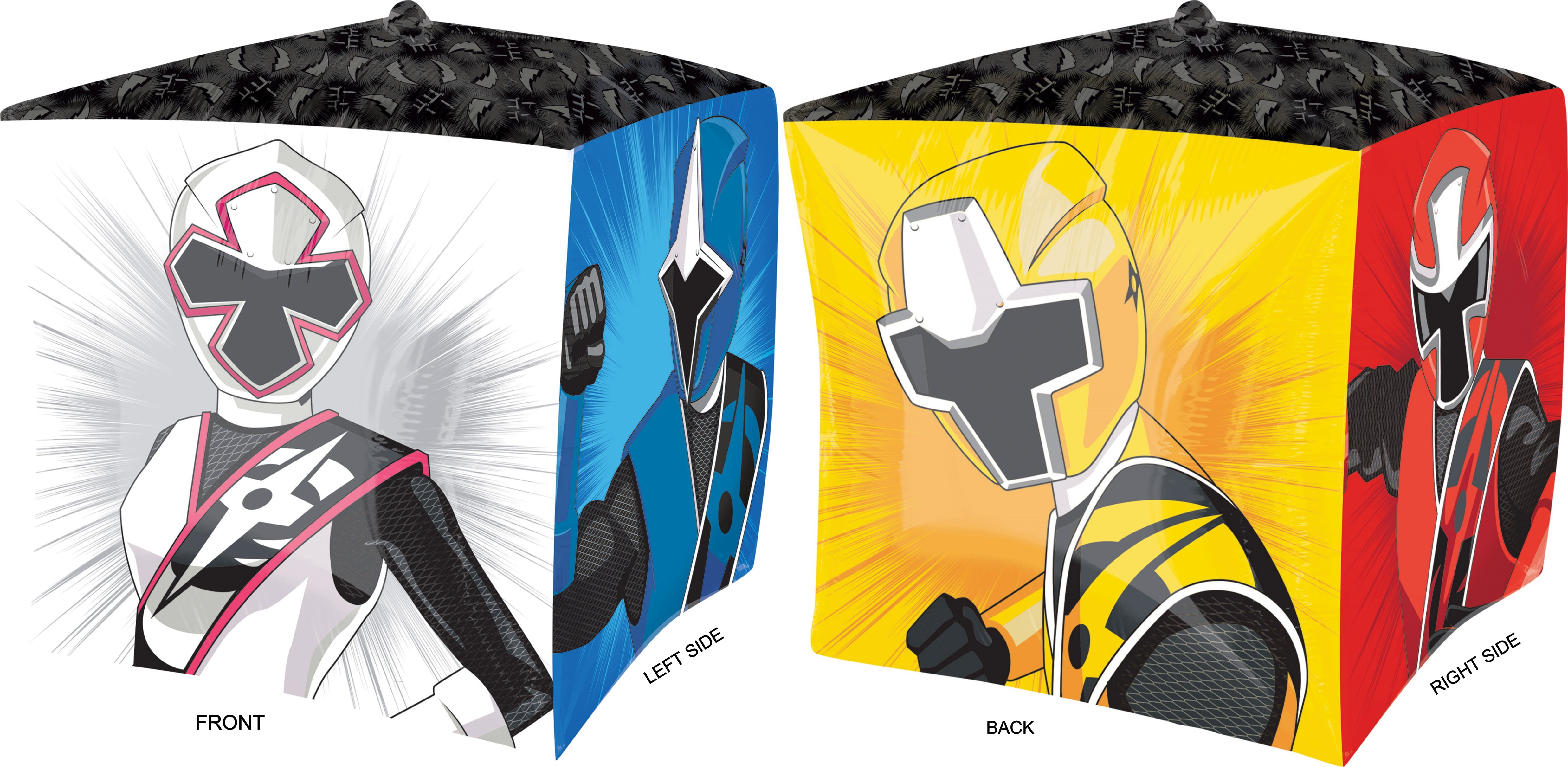 Power Ranger Ninja Steel 15" Cubez Balloon (Each) - Walmart.com