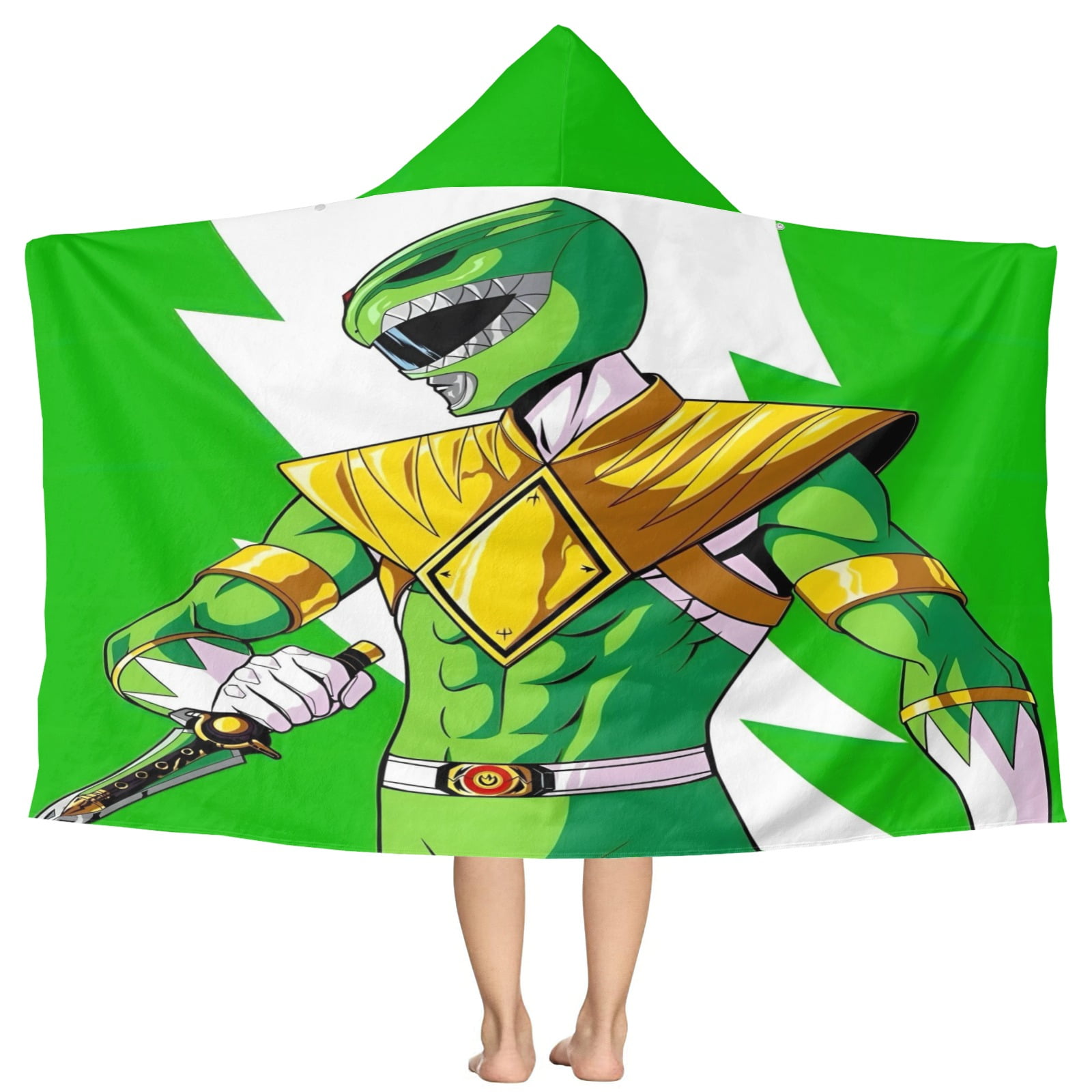 Power Ranger Pattern Beach Poncho - Microfiber - Towel - Kids ...
