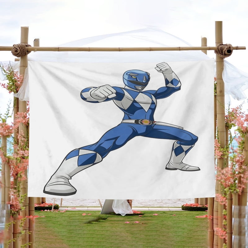 Power Ranger pattern wall hanging 50*60 inches high-quality peach skin ...