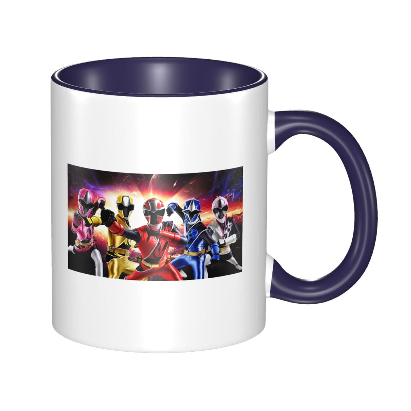 Power Rangers 11 oz Coffee Mug with Handle Ceramic Tea Cup Novelty ...