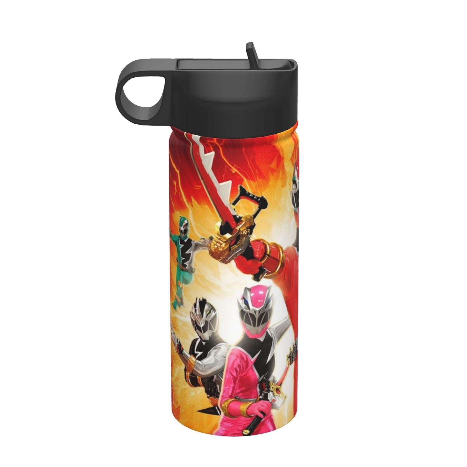 Power Rangers 18 Oz Insulated Water Bottle, Reusable Stainless Steel ...