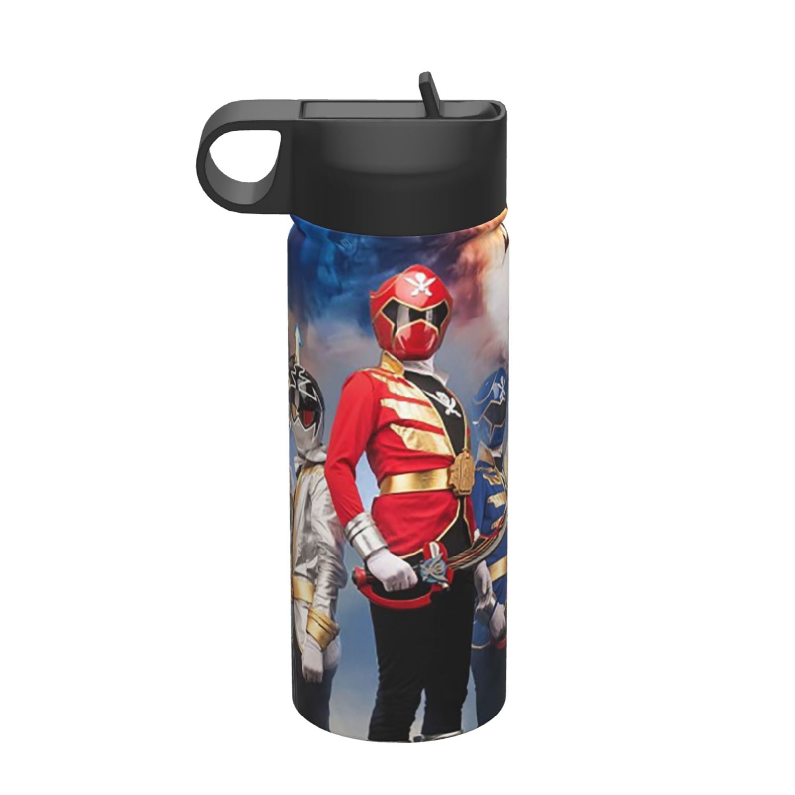 Power Rangers 18oz Insulated Water Bottle With Handle, Stainless Steel ...