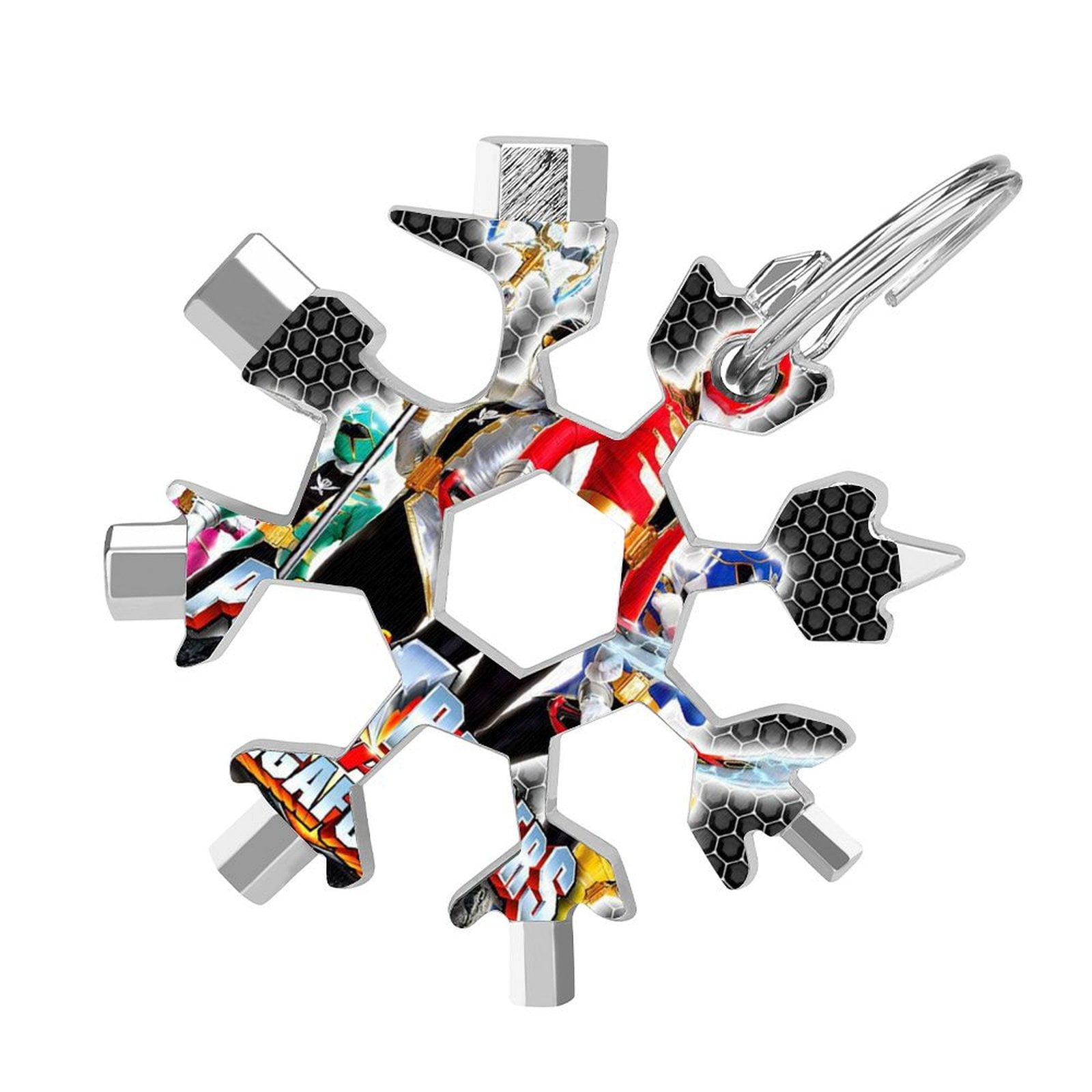 Power Rangers 19-in-1 Snowflake Multi Tool, Bottle Opener/Flat Phillips ...