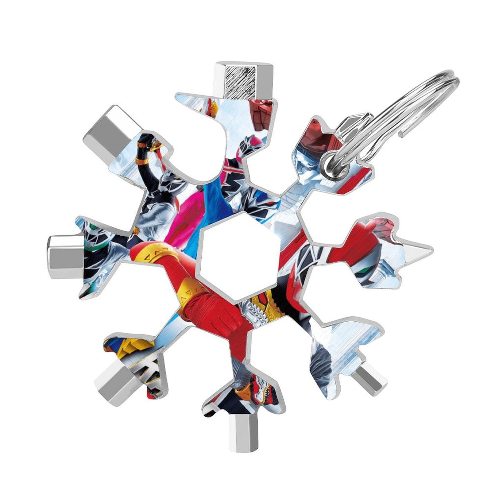 Power Rangers 19-in-1 Snowflake Multi Tool, Bottle Opener/Flat Phillips ...