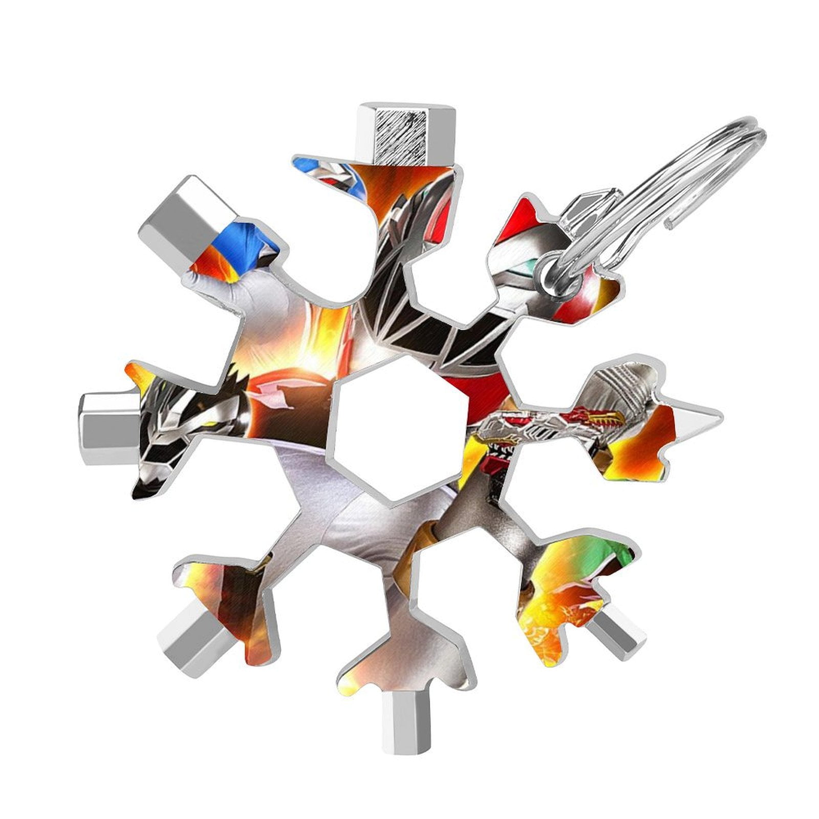Power Rangers 19-in-1 Snowflake Multi Tool, Bottle Opener/Flat Phillips ...