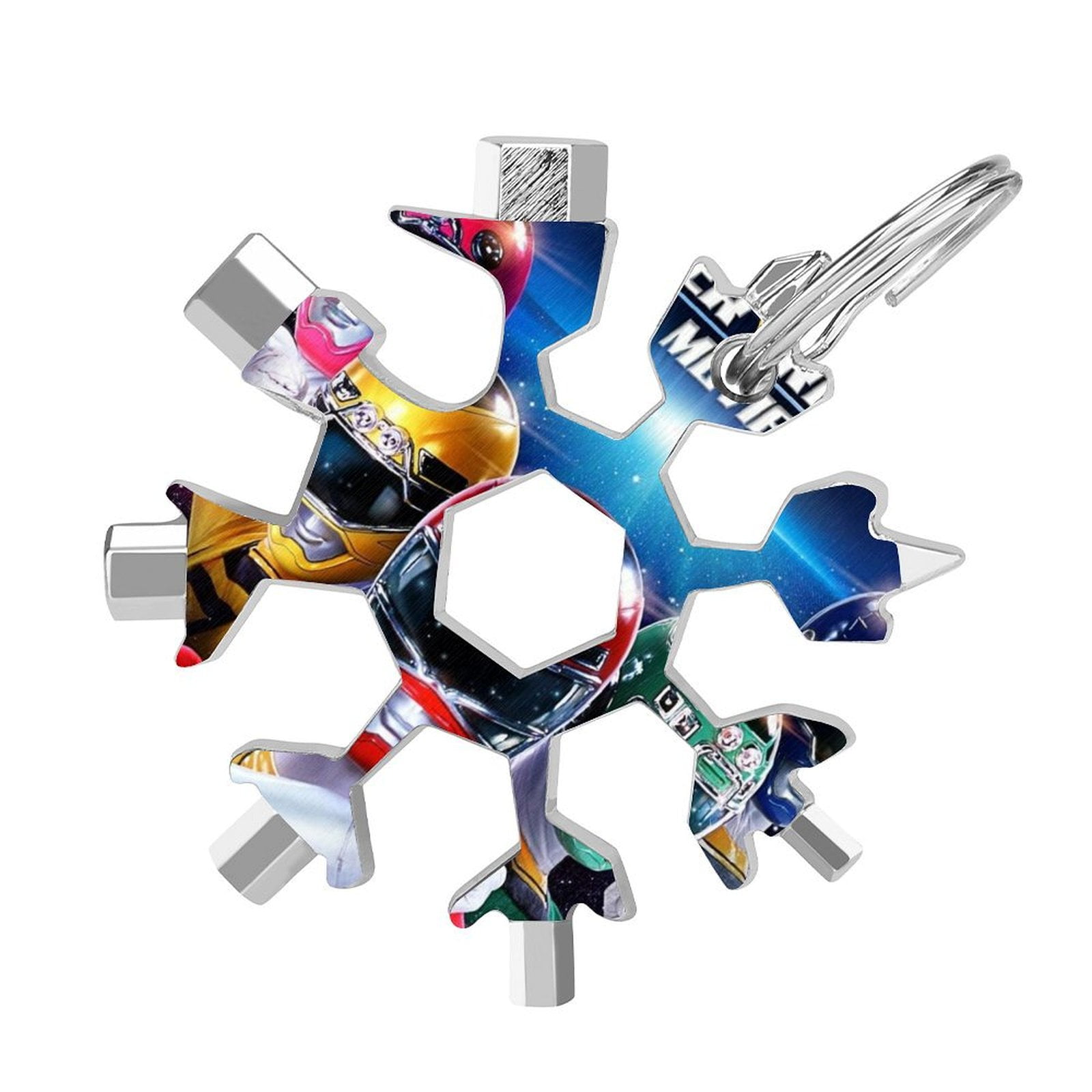 Power Rangers 19-in-1 Snowflake Multi Tool, Bottle Opener/Flat Phillips ...