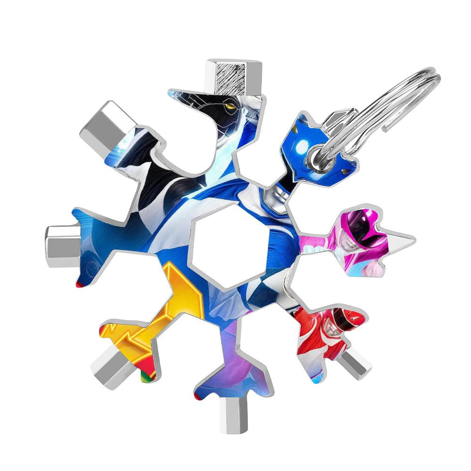 Power Rangers 19-in-1 Snowflake Multi Tool, Bottle Opener/Flat Phillips ...