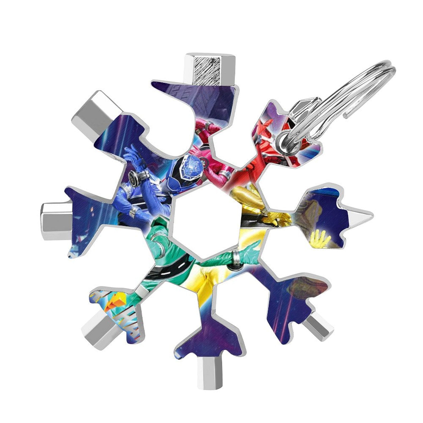 Power Rangers 19-in-1 Snowflake Multi Tool, Bottle Opener/Flat Phillips ...