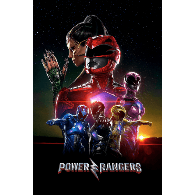 Power Rangers 2017 Movie Poster 24x36 Action Sci-Fi Superhero Reboot ...