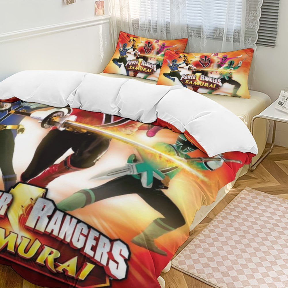 Power Rangers 3-Piece Bedding Set Duvet Cover Set Soft Warm And ...