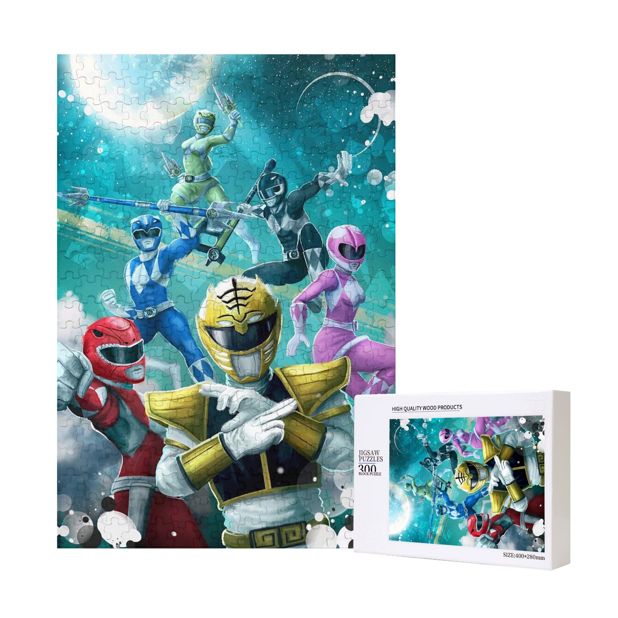 Power Rangers 300 Piece Jigsaw Puzzle Picture Puzzle Glossy Sturdy ...