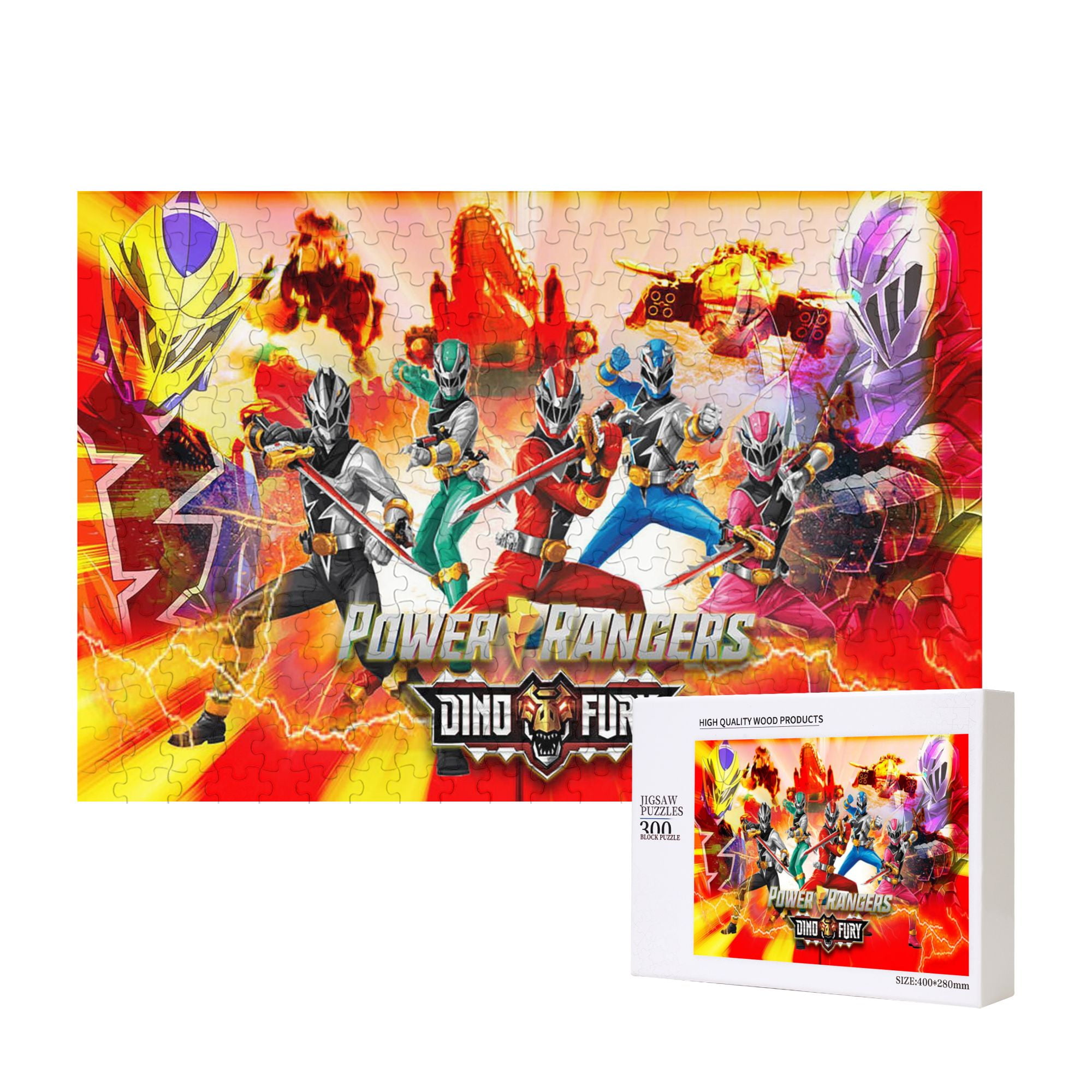 Power Rangers 300 Piece Jigsaw Puzzle Picture Puzzle Glossy Sturdy ...