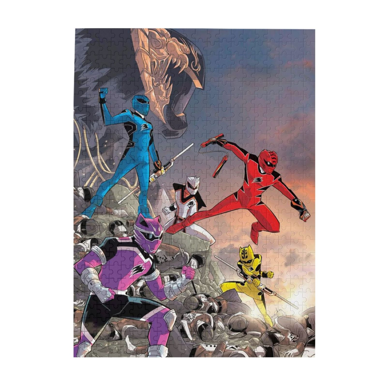 Power Rangers 500 Piece Jigsaw Puzzle Wooden Puzzle Birthday Gifts For ...