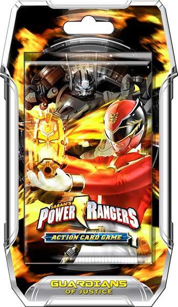 Power Rangers Action Card Game Guardians of Justice Booster Pack ...
