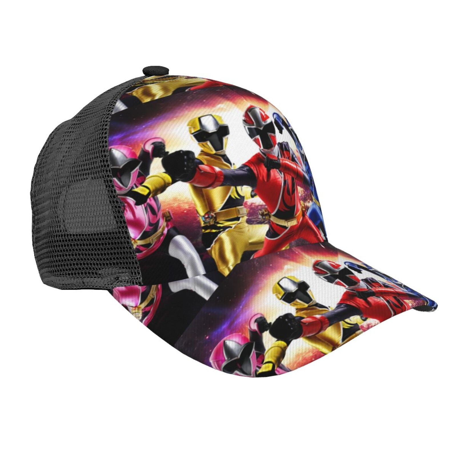Power Rangers Adjustable Mesh Baseball Cap Unisex Adult Trucker Caps ...
